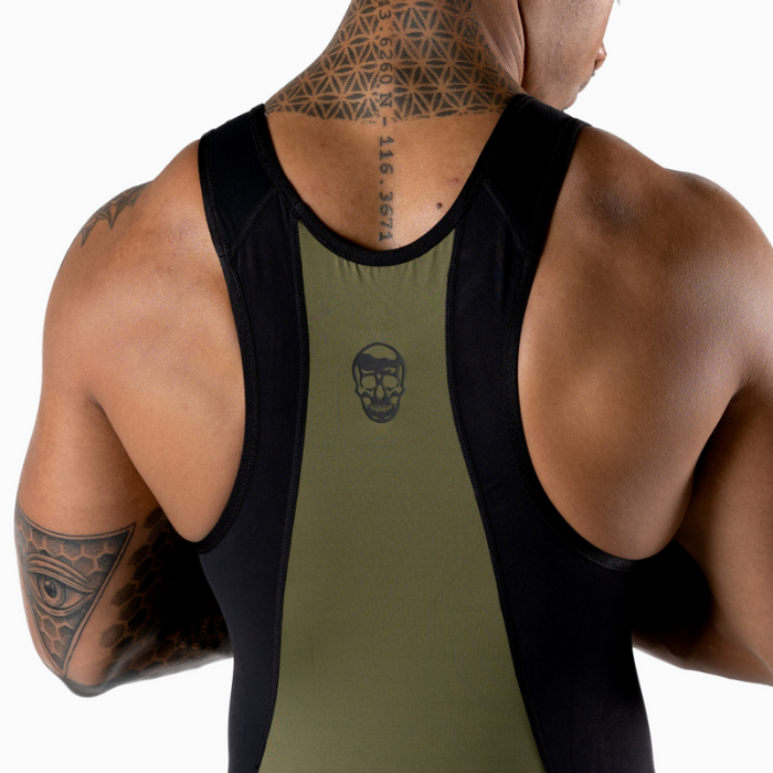 Gymreapers Weightlifting Singlet - OD Green